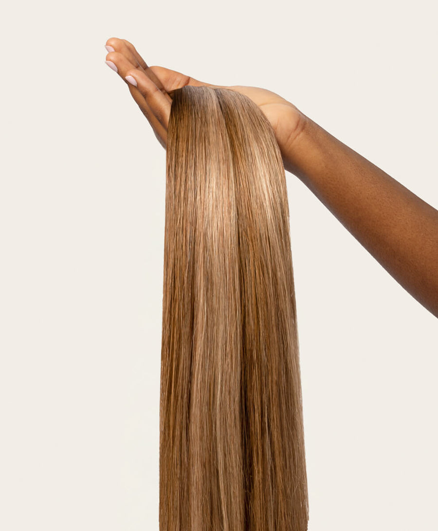 Bronde Highlighted, 18" Ultra Seam Clip-In Hair Extensions, P10/18/6 ...
