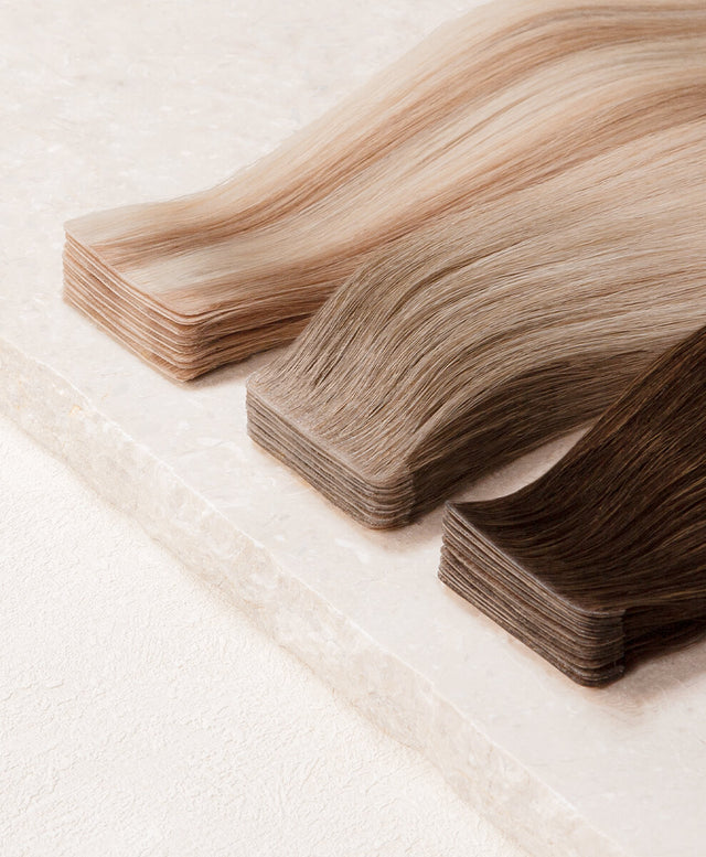 Invisible Tape In Hair Extensions | Milk & Blush