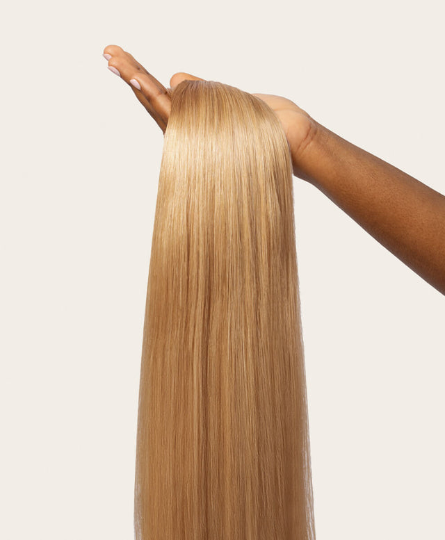 Warm Blonde, 22" Ultra Seam Clip-In Hair Extensions, #27A | 235g | Milk ...