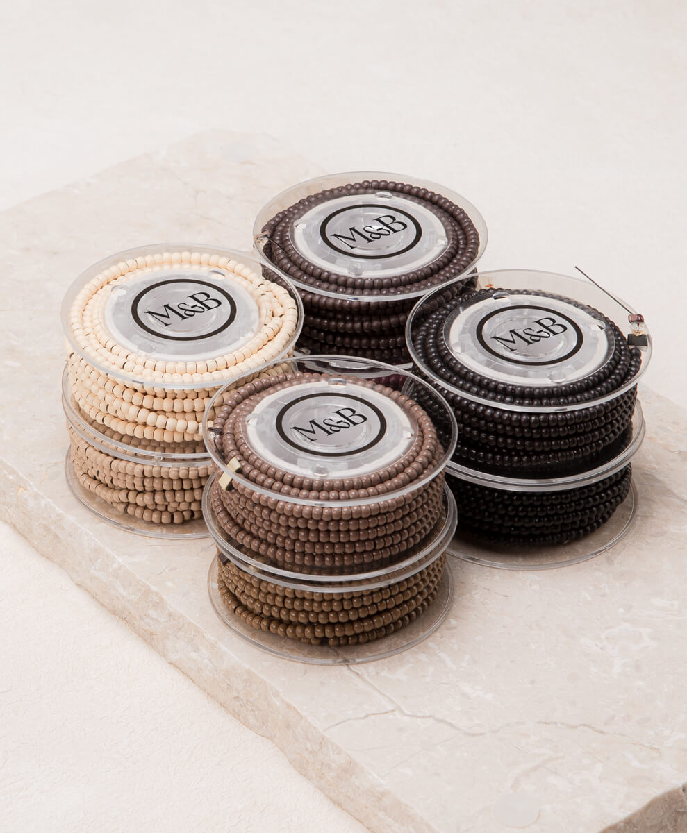 Pre-Loaded Nano Rings 1000pcs | Milk & Blush