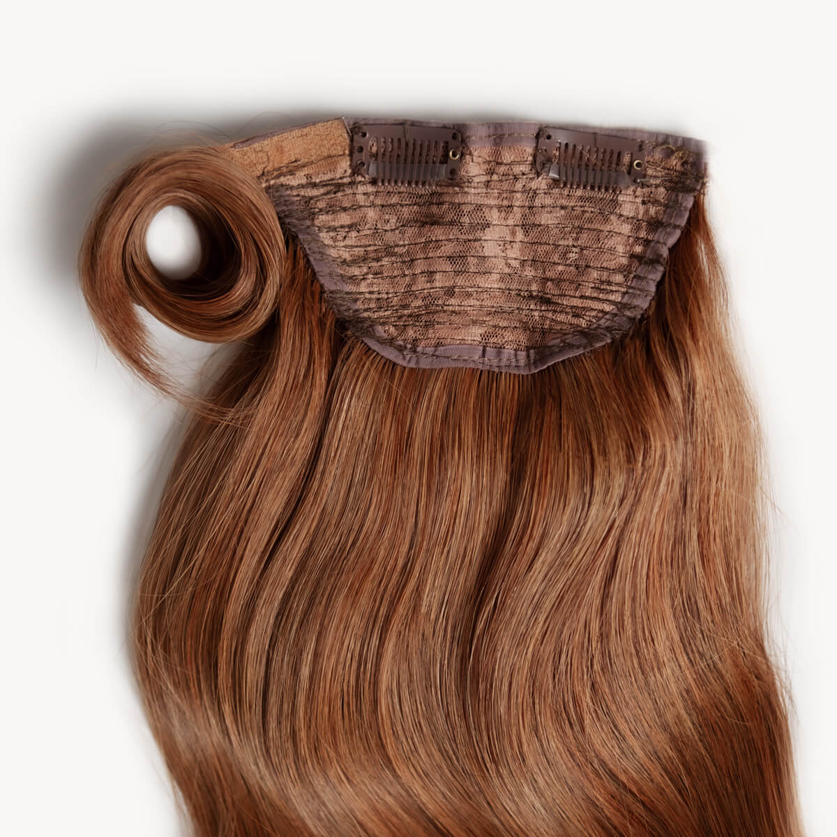 Rich Auburn hair, 16" Clip-in Ponytail Hair Extensions, M30/130 | 120g ...
